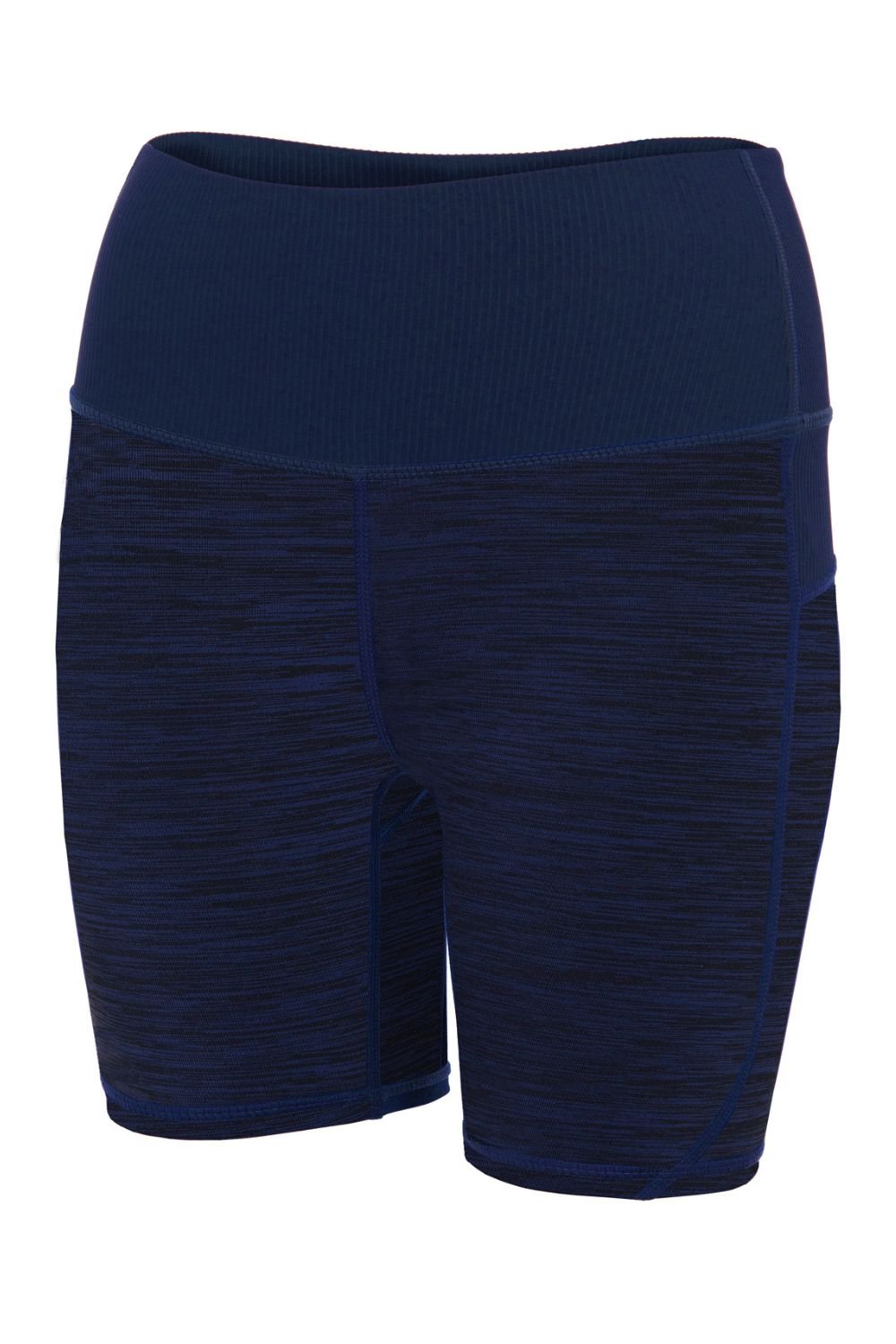 The High Waist Rowing/Cycling Short 8" (Wmn/Mavy) | Bottoms | Crewroom