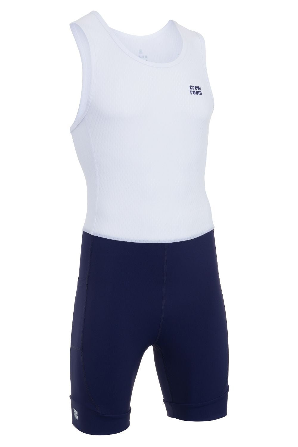 The Ergo Rowing Suit (Men's/White Navy) | Men's Unisuits | Crewroom