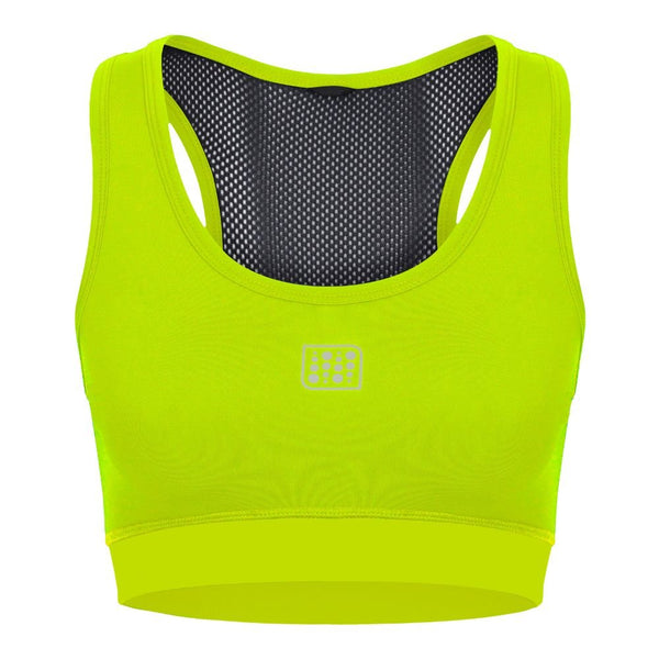 The Cross Bra (Hi Viz) | Women's Sports Bras | Crewroom