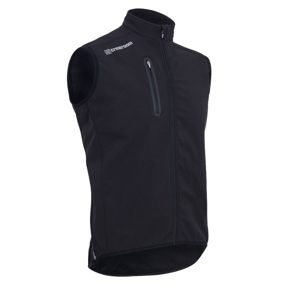 The Jasper Softshell Gilet (Men's/Black) | Softshell Gilets | Crewroom
